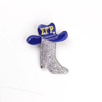SIGMA GAMMA RHO BOOT BROOCH – Sacred Heart Collections