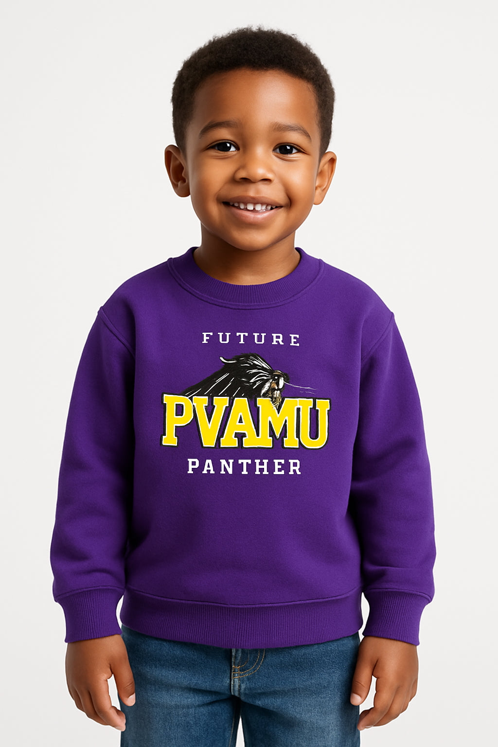 FUTURE PVAMU PANTHER CHENILLE YOUTH CREW SWEATSHIRT – Sacred Heart ...