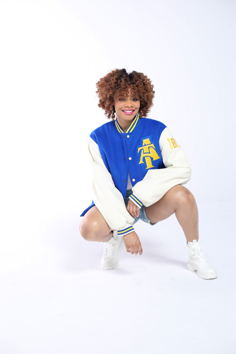 NCAT UNISEX VARSITY LETTER JACKET – Sacred Heart Collections