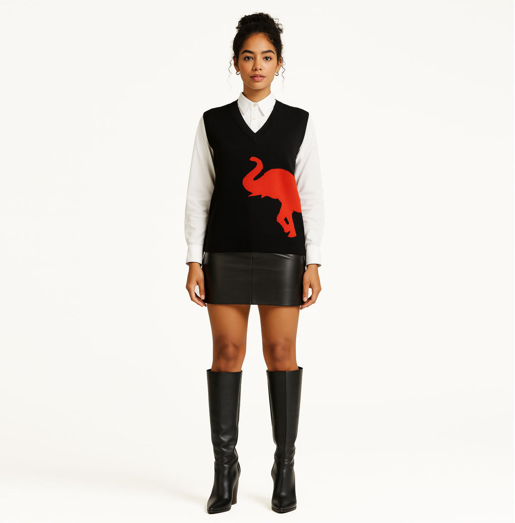 DST Elephant Sweater Vest – Sacred Heart Collections