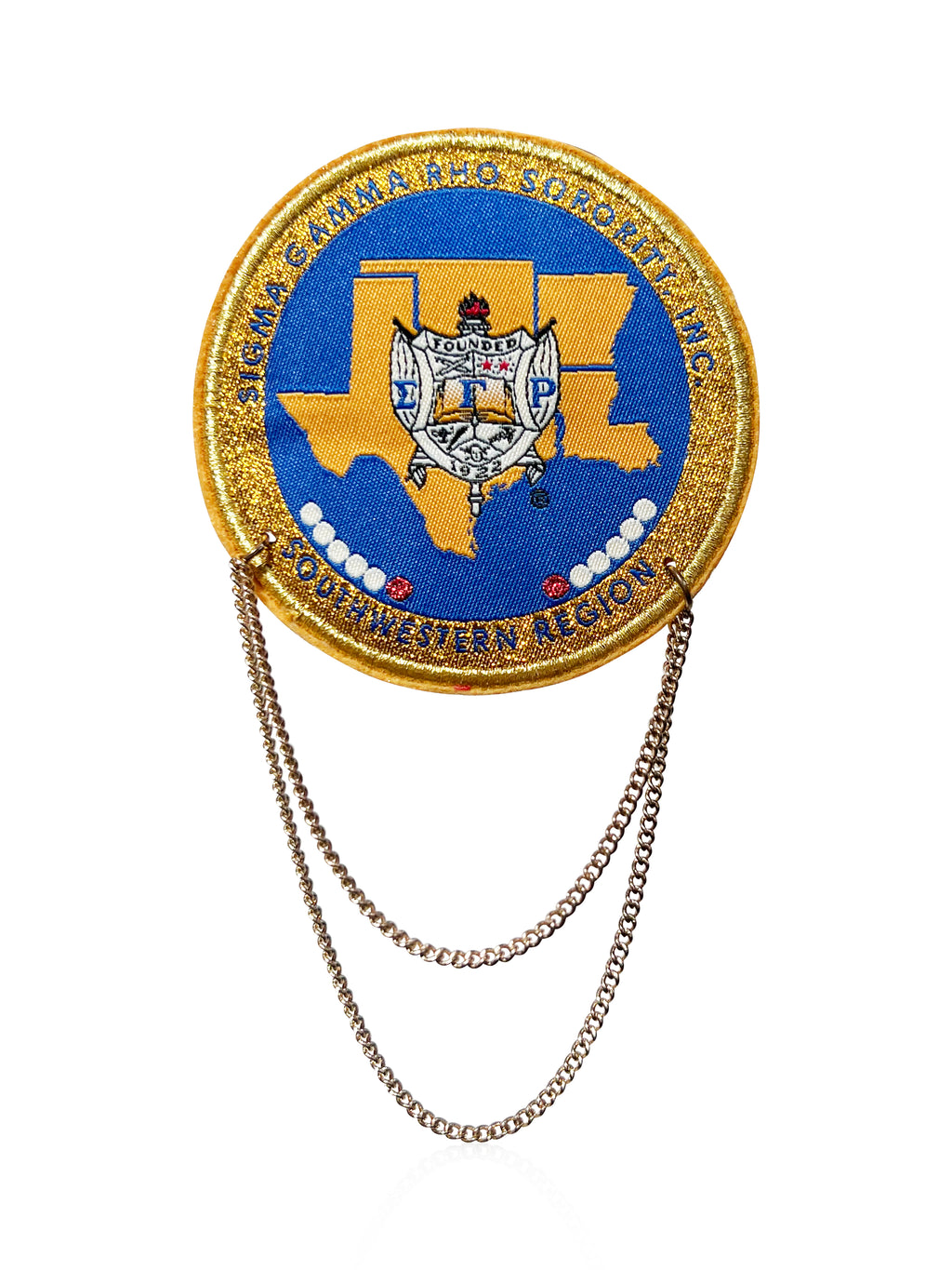 SGRho SORORITY PATCH BROOCH (Southwest Region) – Sacred Heart Collections